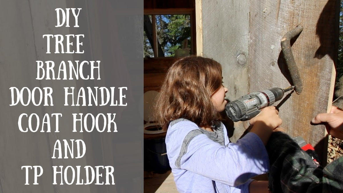 DIY Tree Branch Door handles – Arplis