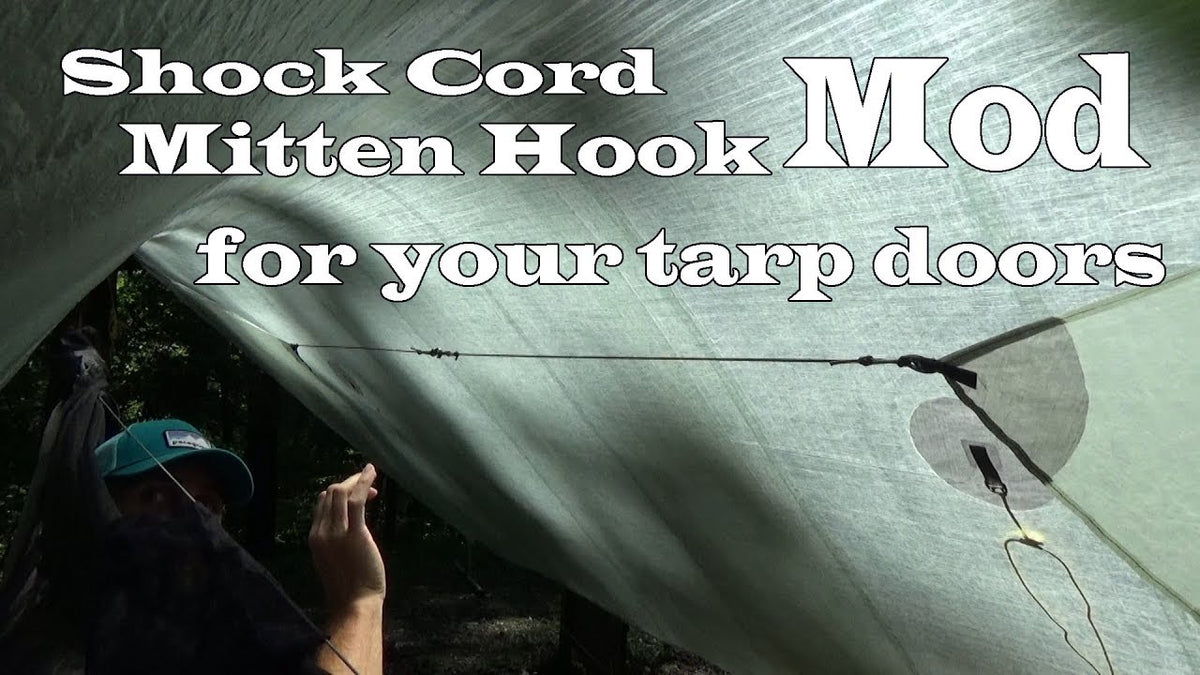 Shock Cord/Mitten Hook Mod for your Tarp Doors by Triple Nickel Outdoo ...